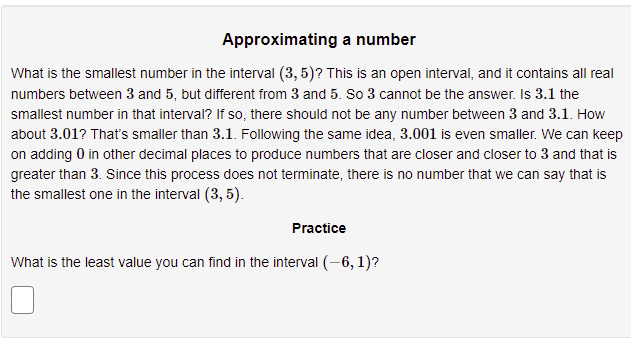 Solved Approximating a number What is the smallest number in | Chegg.com