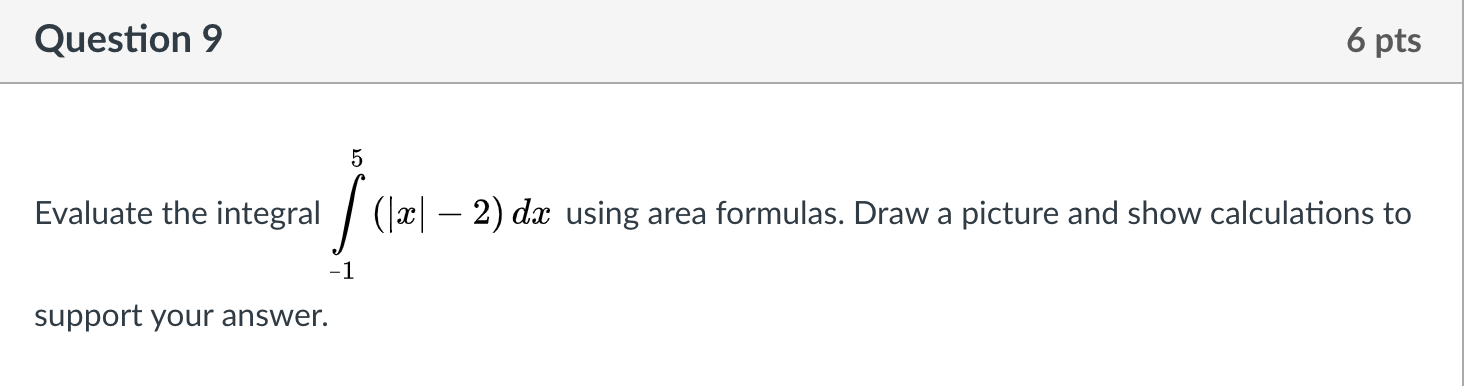Solved Question 9 6 pts 5 Evaluate the integral jo (1z) – 2) | Chegg.com Solved Question 9 6 pts 5 Evaluate the integral jo (1z) – 2) | Chegg.com