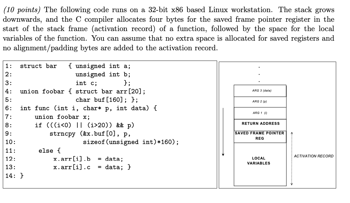 Solved based on the code, which type of attack can happen? | Chegg.com