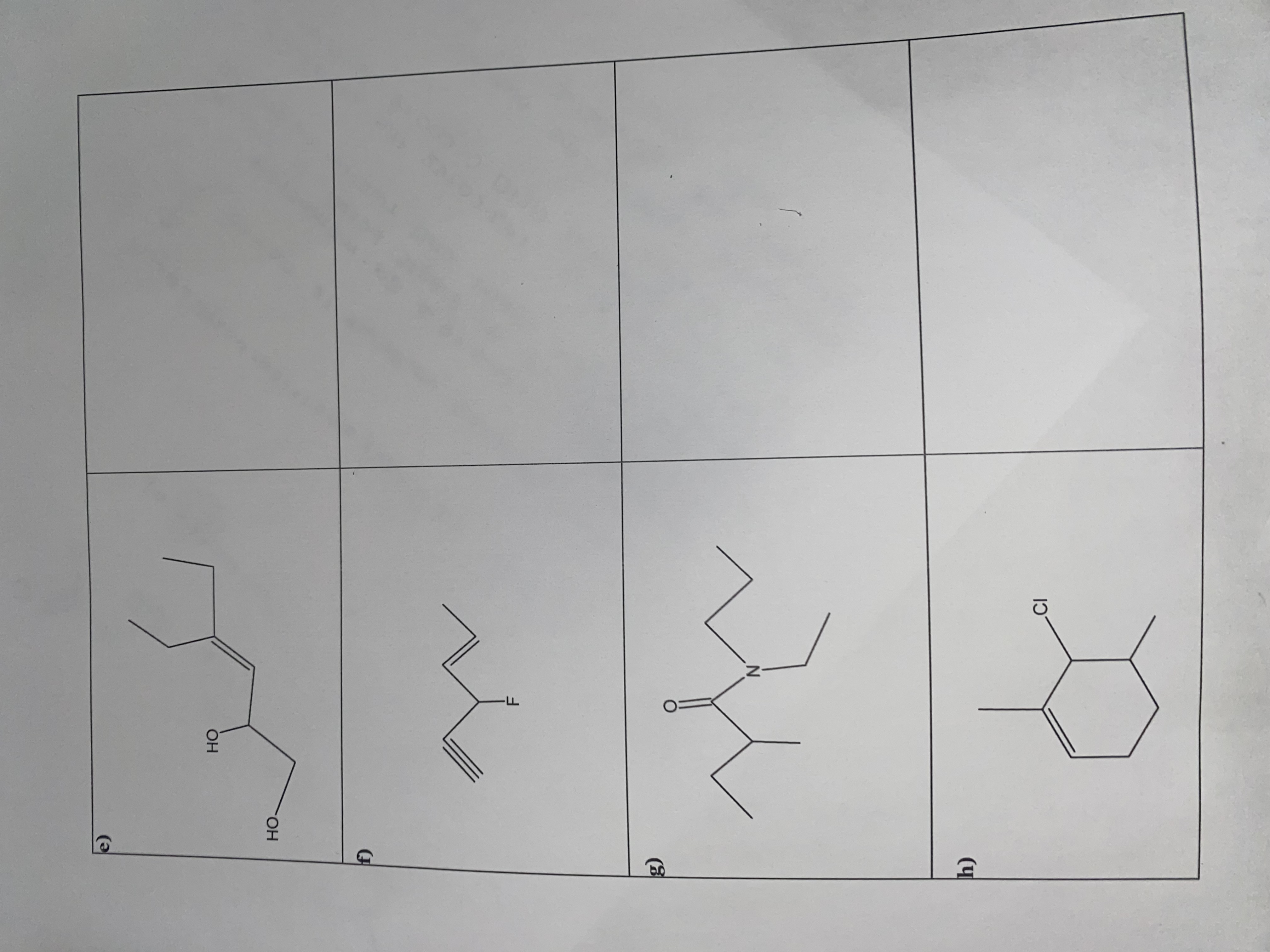 Solved - Name the following compounds. Each question is | Chegg.com