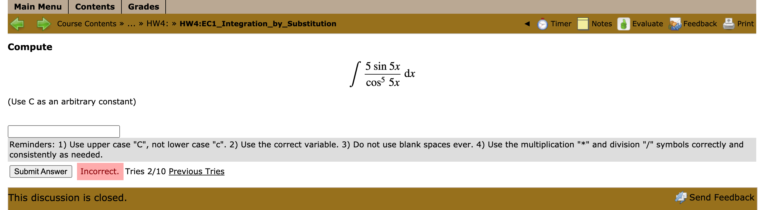Solved Main Menu Contents Grades Course Contents » » HW4: » | Chegg.com