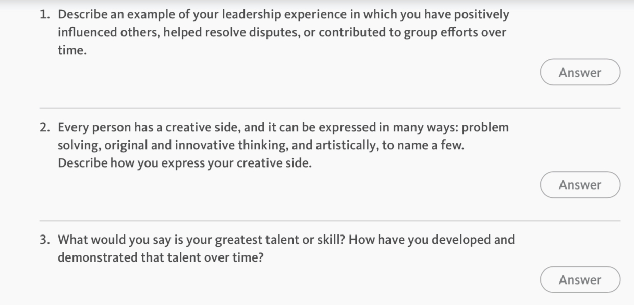 1. Describe an example of your leadership experience | Chegg.com