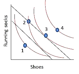 Solved This graph shows the indifference curves for the | Chegg.com