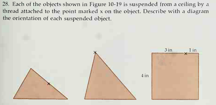Solved Each of the objects shown in Figure 10-19 ﻿is | Chegg.com