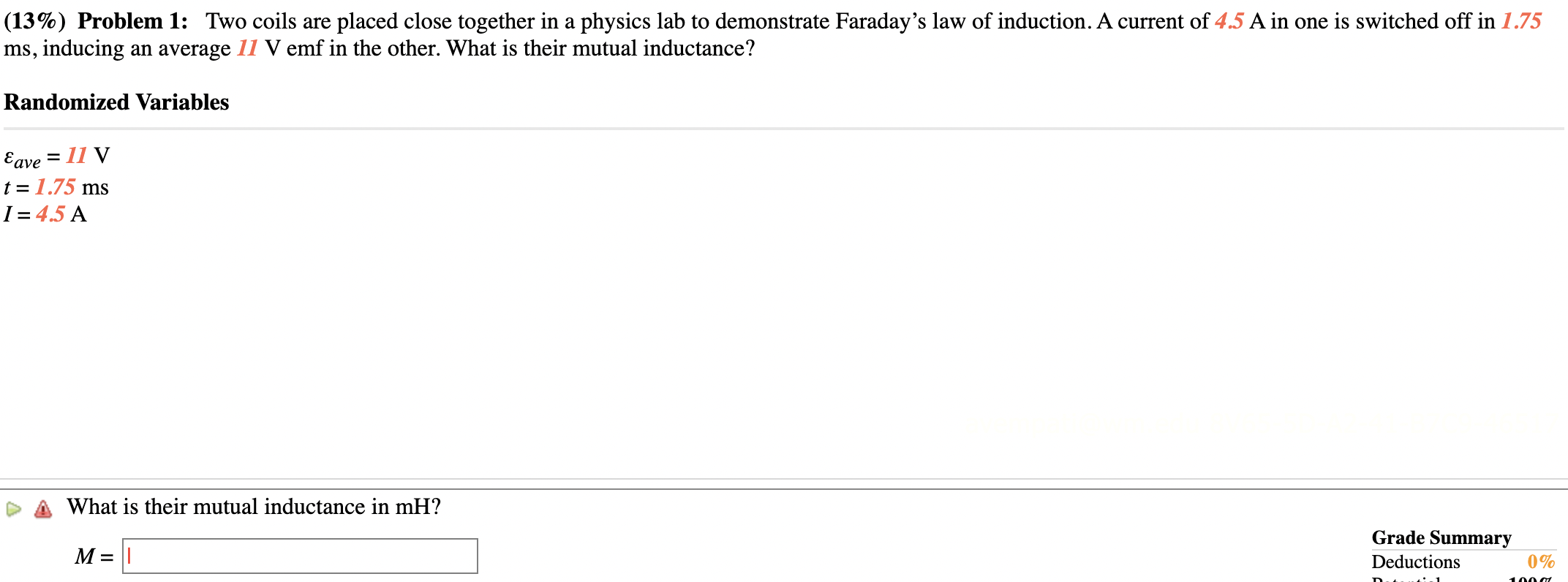 Solved (13\%) Problem 1: Two coils are placed close together | Chegg.com