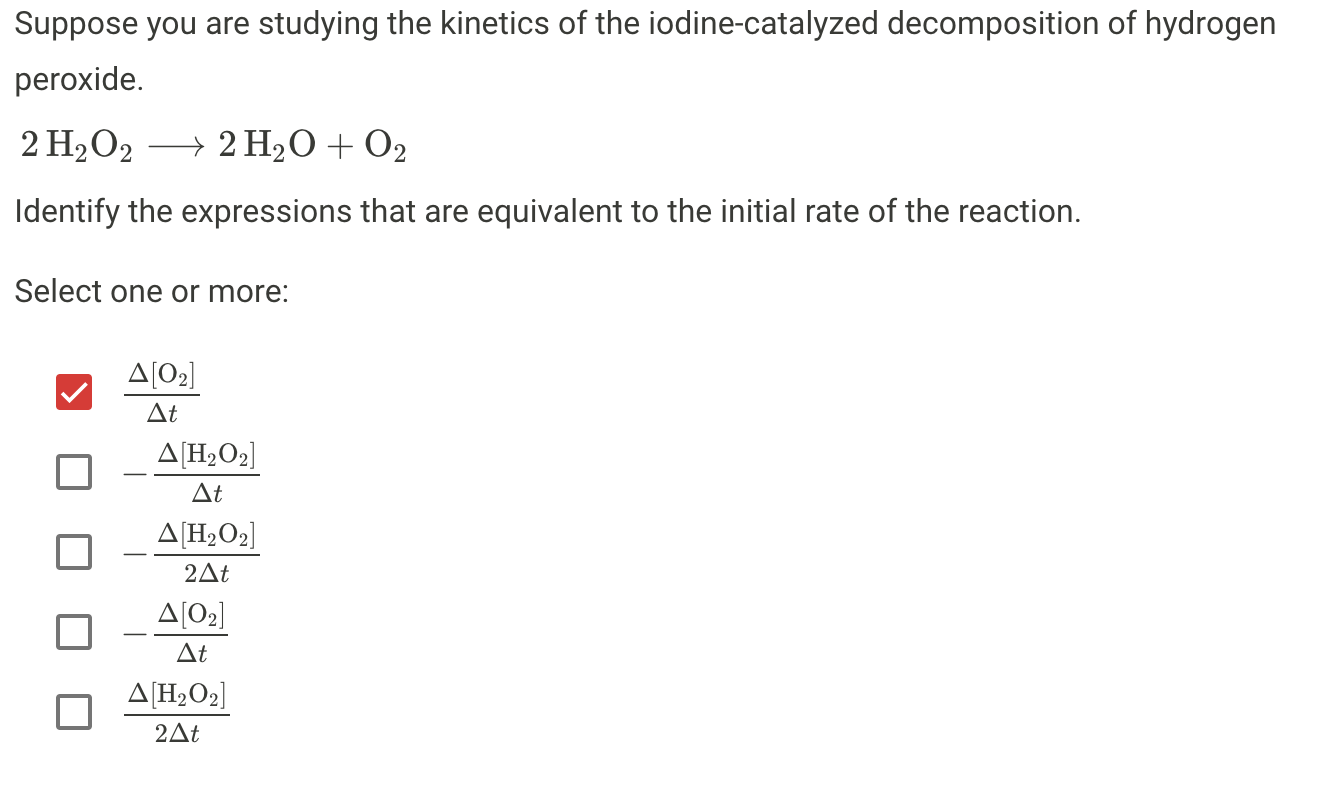 Solved Suppose you are studying the kinetics of the | Chegg.com