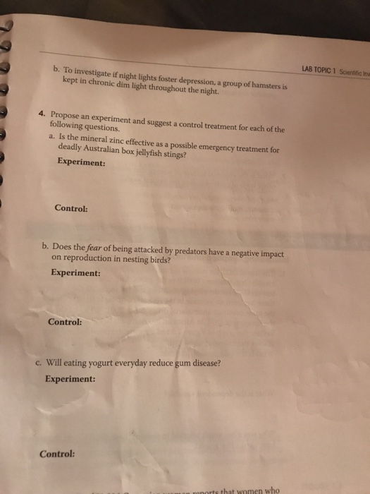 Solved 2. Identify the dependent and independent variables | Chegg.com