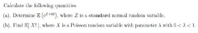 Solved Calculate the following quantities. (a). Determine | Chegg.com