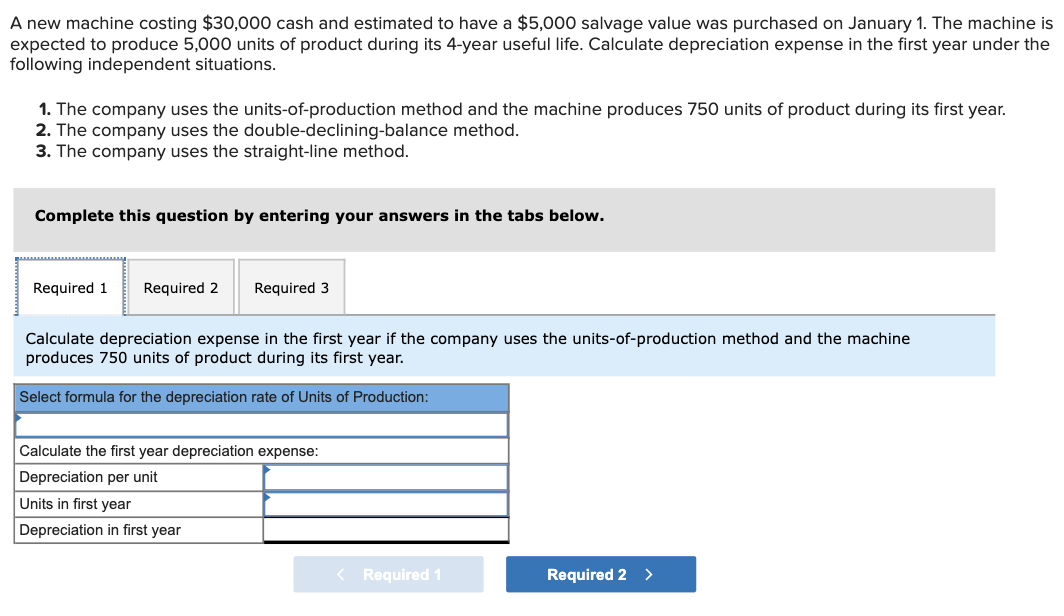 Solved A new machine costing $30,000 cash and estimated to | Chegg.com