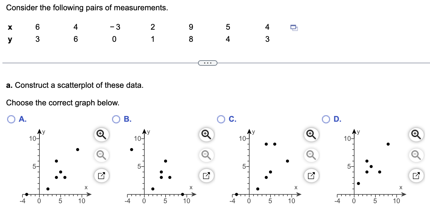 Solved Consider the following pairs of measurements. a. | Chegg.com
