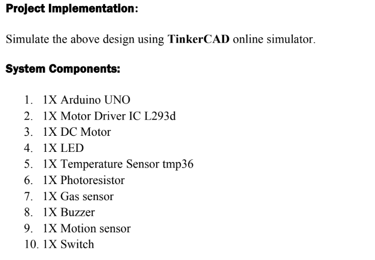 Solved Description Design a simple room automation system | Chegg.com