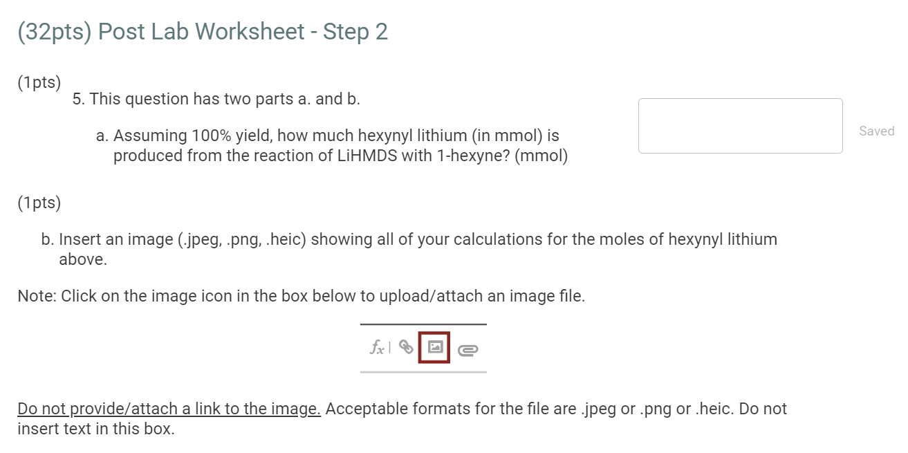 Solved Assuming 100% yield, how much hexynyl lithium (in | Chegg.com
