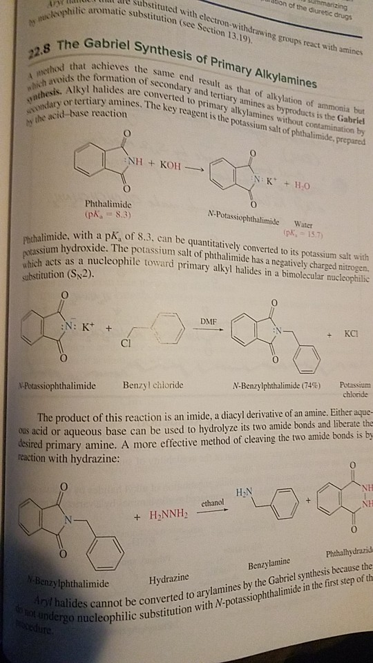 Solved can you give mr mechanism for a gabriel synthesis? | Chegg.com