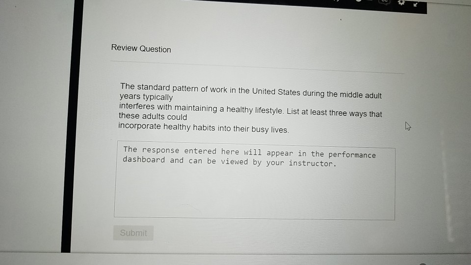 Solved Review Question The standard pattern of work in the | Chegg.com