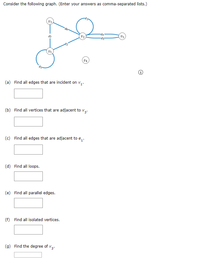 Solved Consider the following graph. (Enter your answers as | Chegg.com