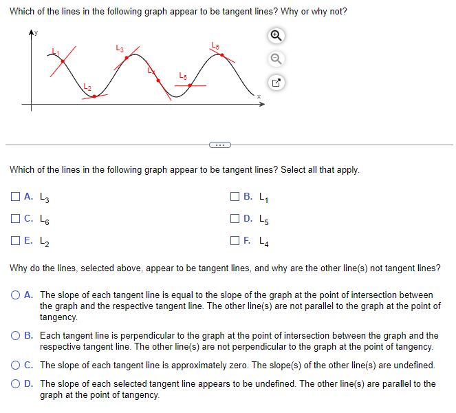 Solved Which of the lines in the following graph appear to | Chegg.com