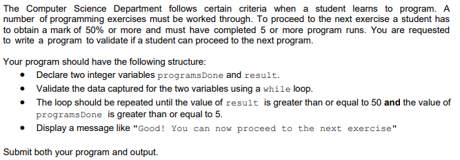 Solved The Computer Science Department follows certain | Chegg.com
