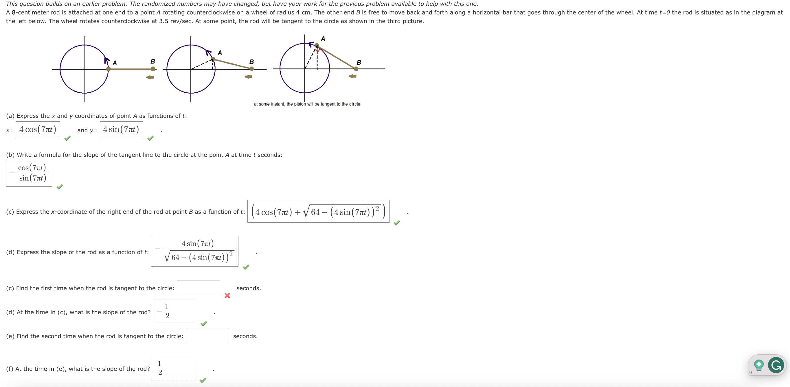 Solved This Question Builds On An Earlier Problem The