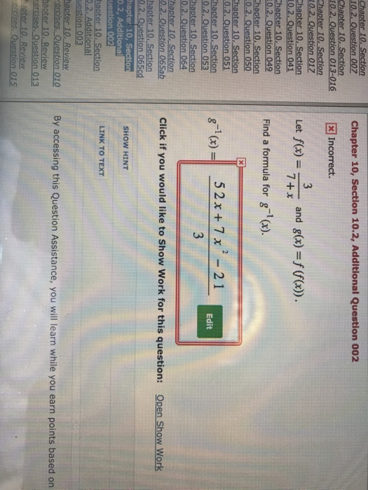 Solved 10.2 Chapter 10, Section 10.2, Additional Question | Chegg.com