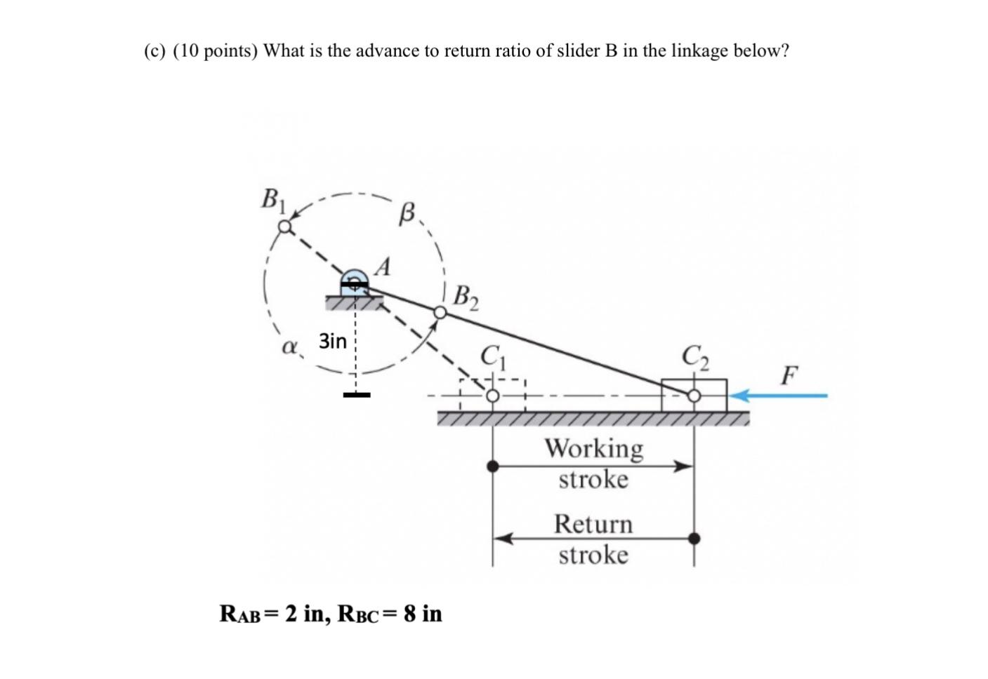Solved (c) (10 points) What is the advance to return ratio | Chegg.com