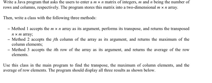 Solved Write A Java Program That Asks The Users To Enter A M 
