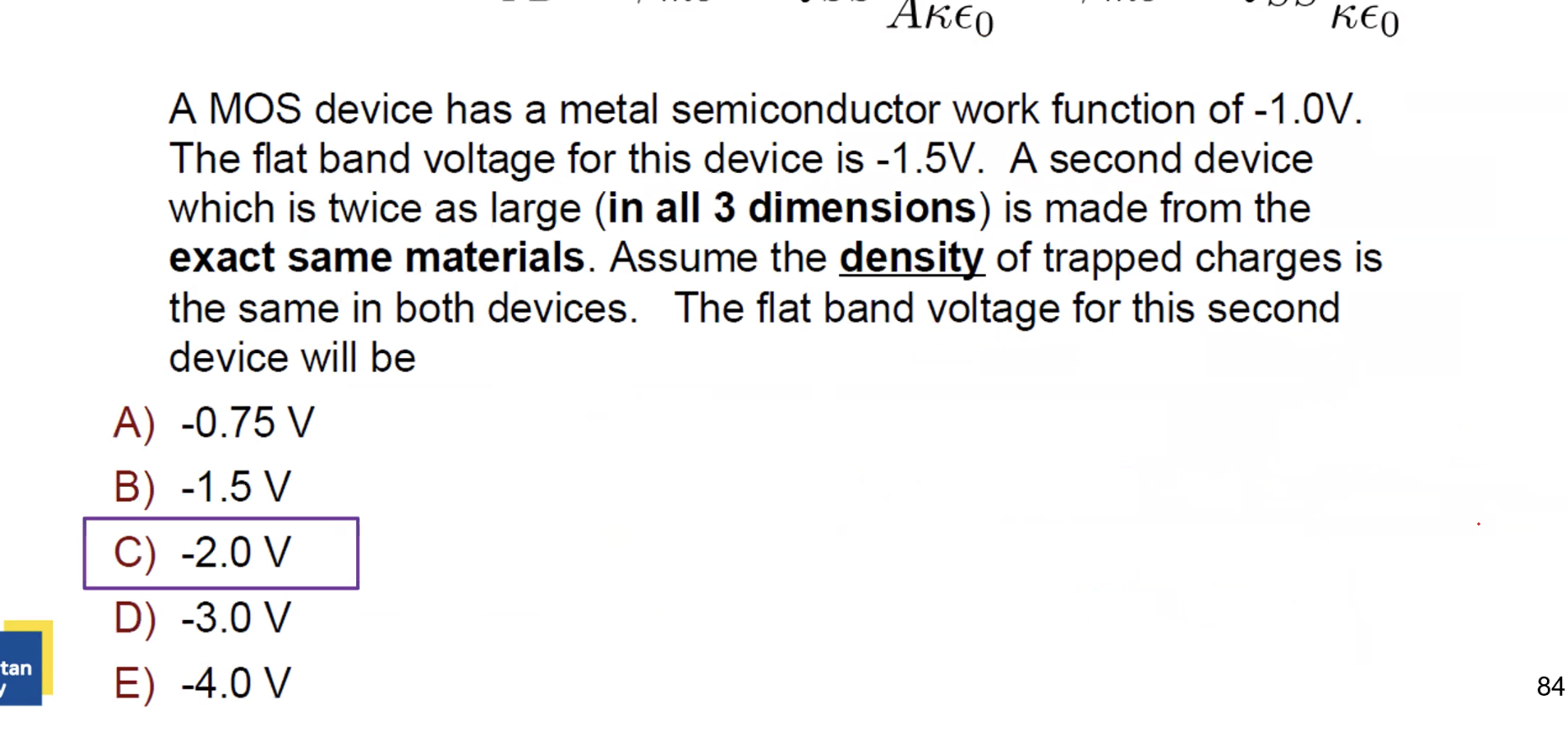 Solved A MOS device has a metal semiconductor work function | Chegg.com