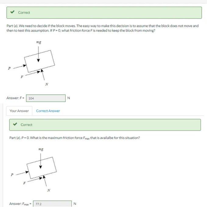 Solved The 31-kg crate is stationary when the force Pis | Chegg.com