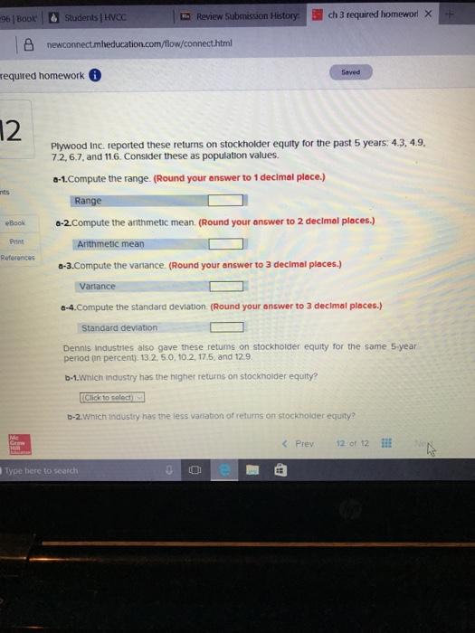 Solved 96 Book Students | HVCC HD Review Submission | Chegg.com