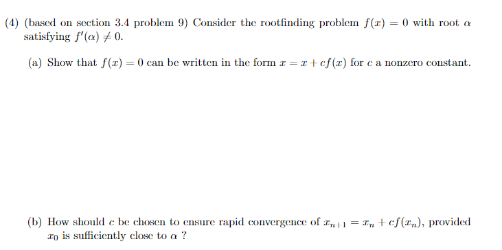 Solved 4) (based on section 3.4 problem 9) Consider the | Chegg.com