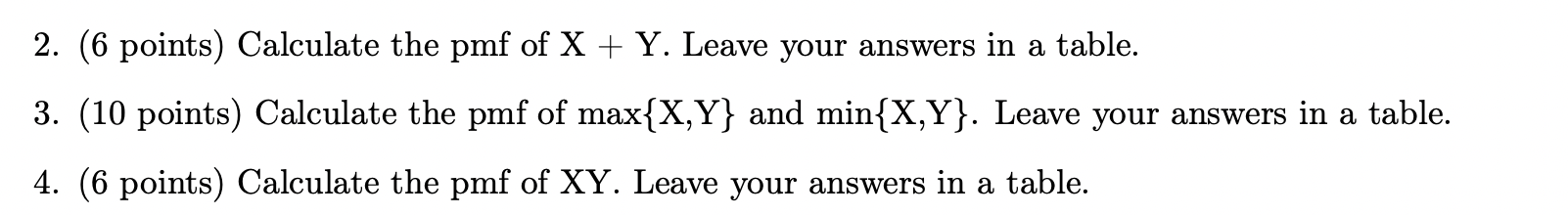 Solved Let X and Y be two discrete independent R.V.'s with | Chegg.com