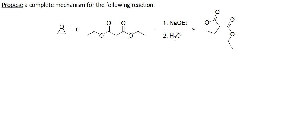 Solved Propose a complete mechanism for the following | Chegg.com