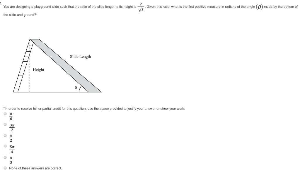Solved You are designing a playground slide such that the | Chegg.com