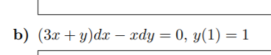Solved QUESTION 1. For each of the following ODEs, find the | Chegg.com