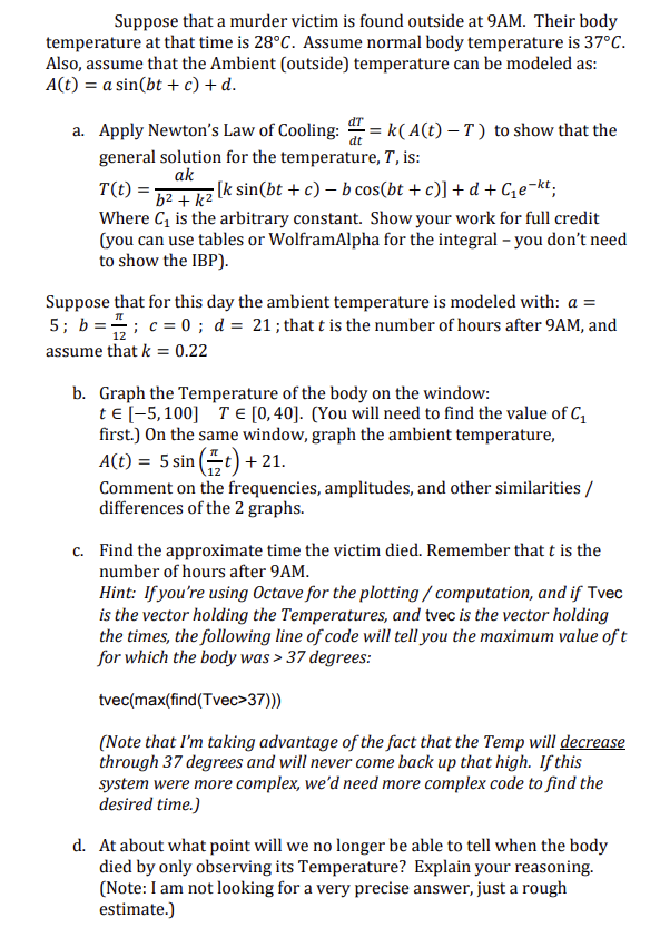 Solved Please answer all parts fully, I have already | Chegg.com