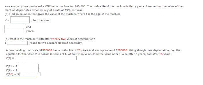 Solved Your company has purchased a CNC lathe machine for | Chegg.com