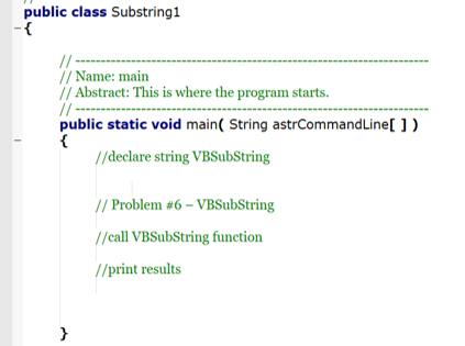 Solved Java help needed! Write a method that takes a string | Chegg.com