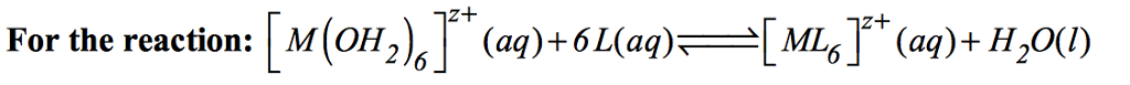 Solved prove that the overall stability constant is equal to | Chegg.com