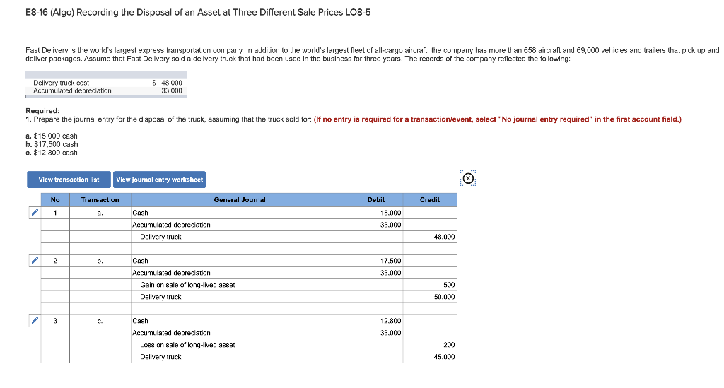 Solved Required information E8-4 (Algo) Determining | Chegg.com
