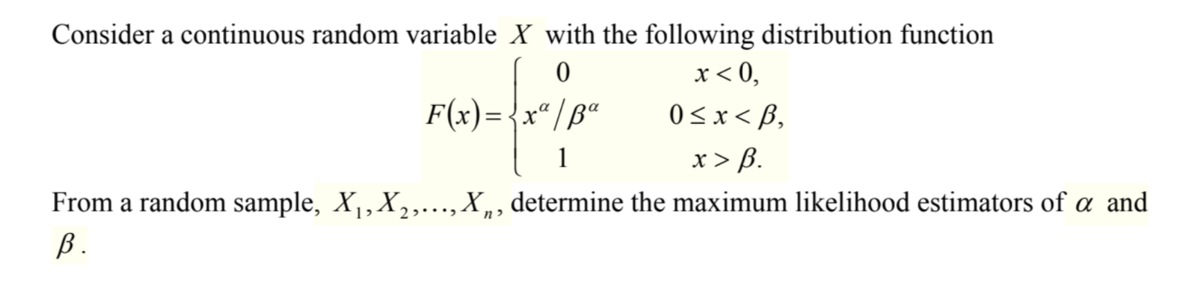 Consider a continuous random variable X with the | Chegg.com