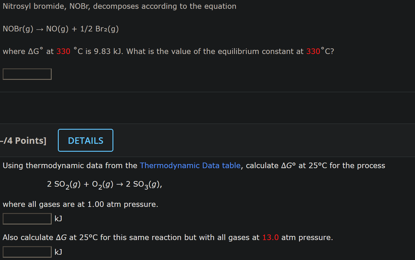 Solved Nitrosyl bromide, NOBr, decomposes according to the | Chegg.com