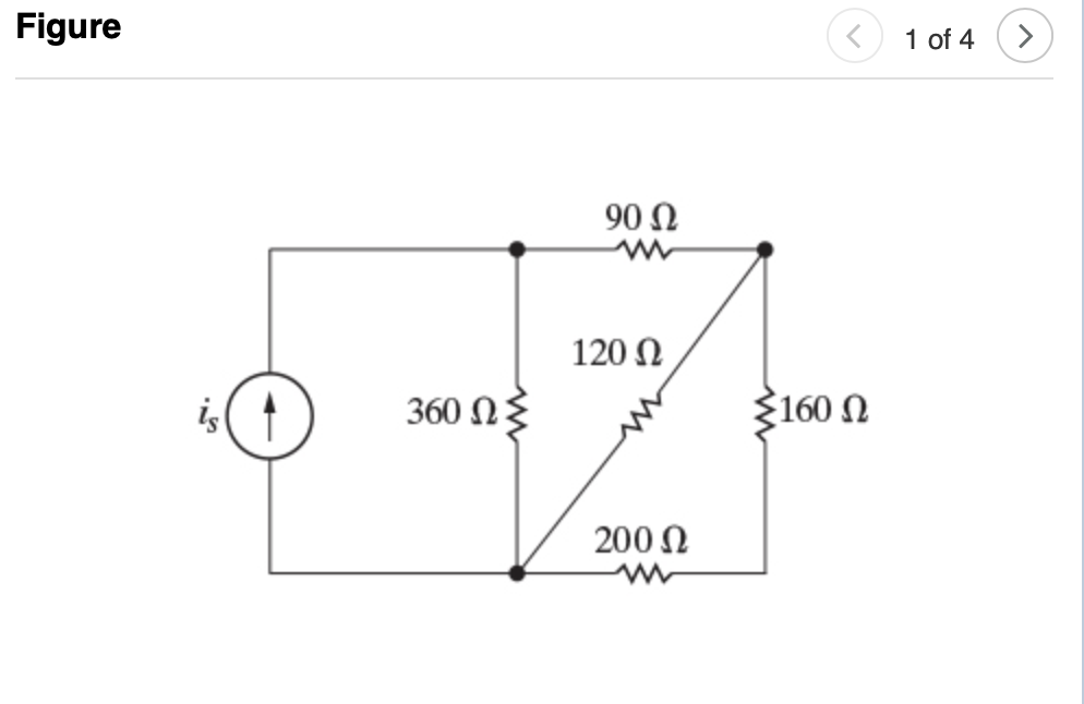 Solved Find the equivalent resistance seen by the source in | Chegg.com