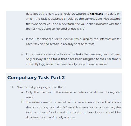 Solved low these steps: - In this task, you will be creating | Chegg.com