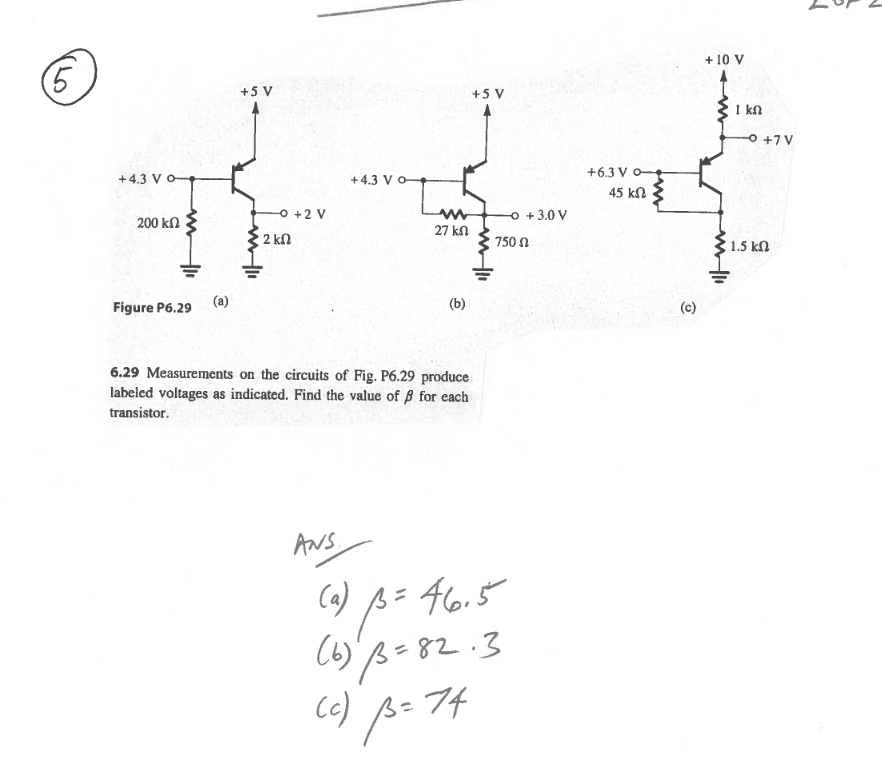 Solved Figure P6.29 (a) (v) 6.29 Measurements on the | Chegg.com