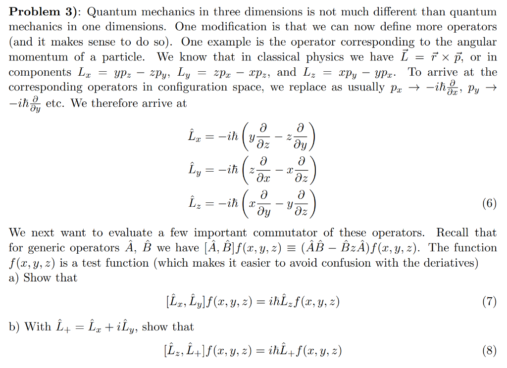 Quantum Mechanics Problem