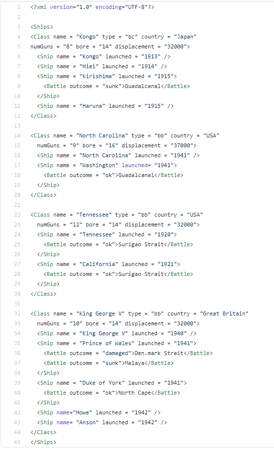 Solved 2. Using the battleships data of Fig. 12.6, write the | Chegg.com