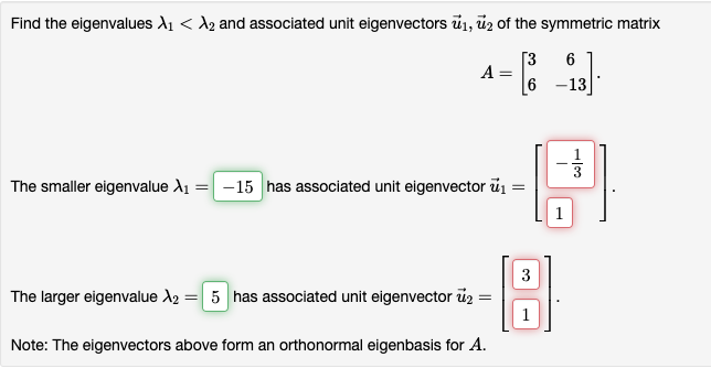 Solved Find the eigenvalues 11
