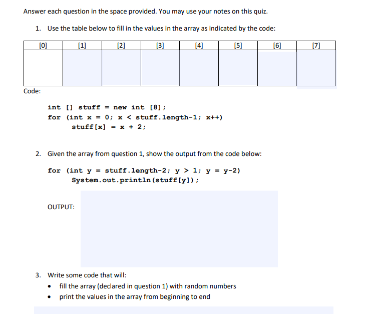 Solved Answer each question in the space provided. You may | Chegg.com