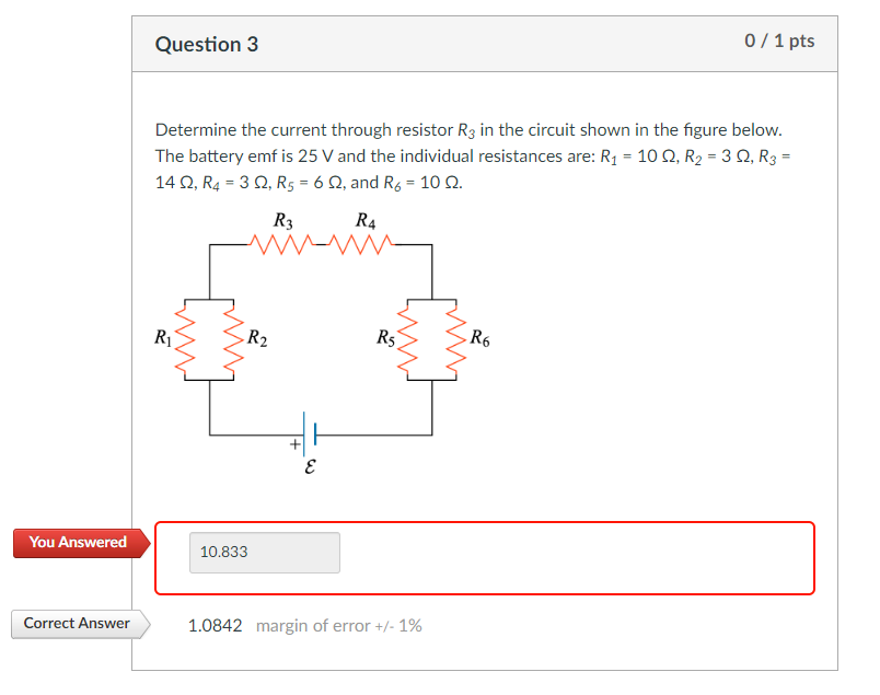 Solved Determine the current through resistor R3 in the | Chegg.com