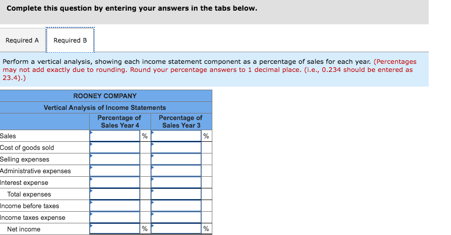 Solved Exercise 9-3A (Algo) Horizontal and vertical analysis | Chegg.com