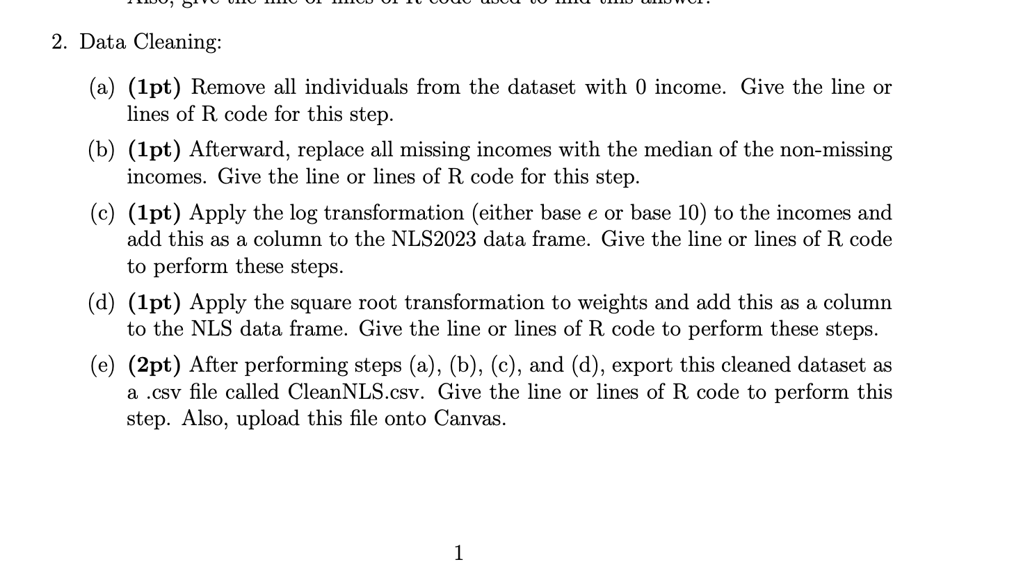 Solved Instructions: Place all work into a typed one-to-two | Chegg.com